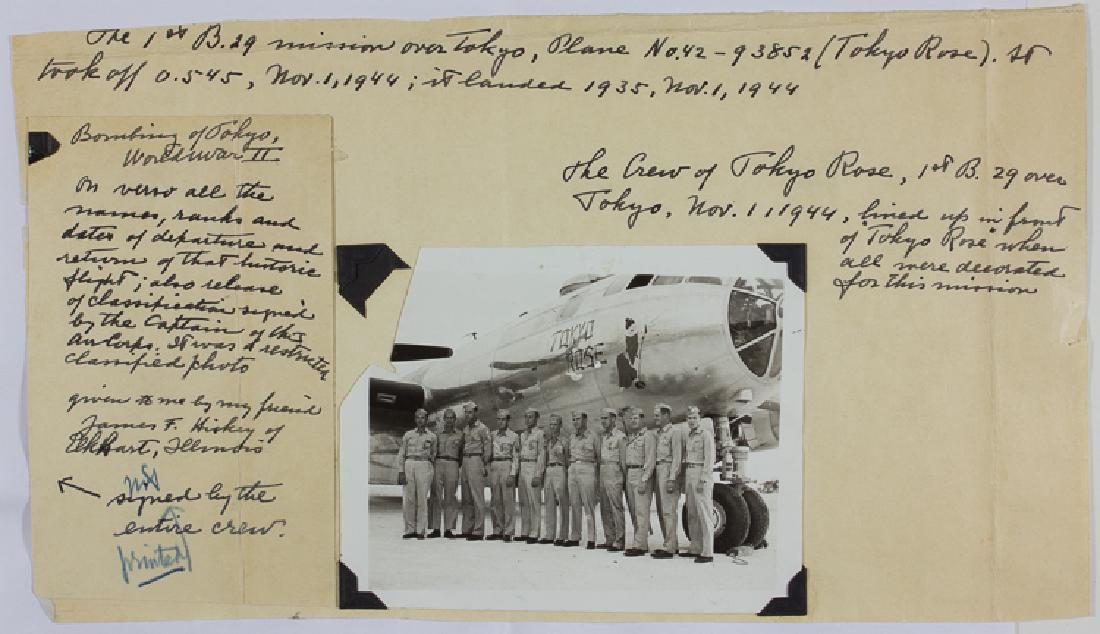 SIGNED PHOTO FROM THE FIRST B-29 MISSION OVER TOKYO - Feb 18, 2017 ...