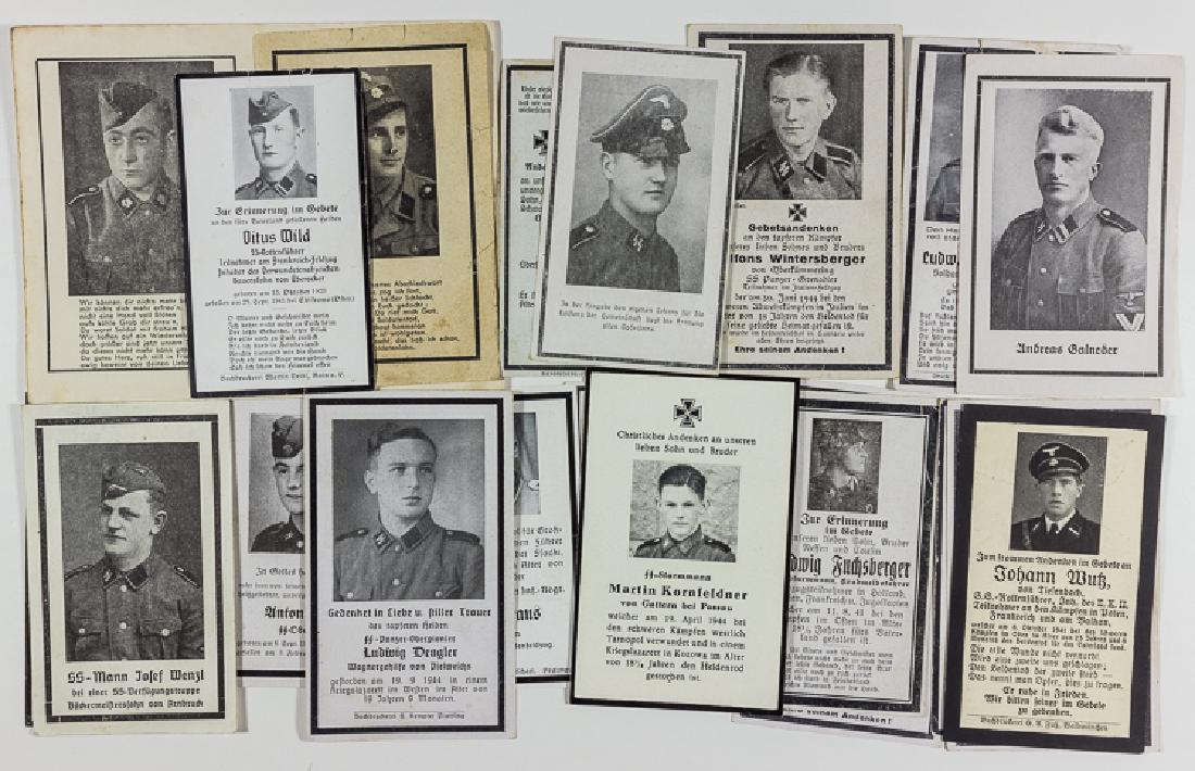 WAFFEN-SS "DEATH CARDS"