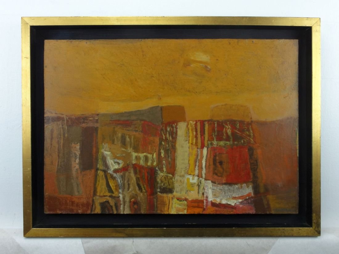 Mirta Dubischar Abstract Painting 1963 Argentina