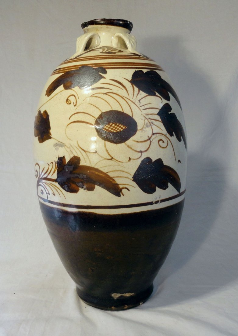Chinese Song Yuan Dynasty Cizhou Ware Jar Vase Meiping