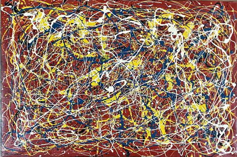 Jackson Pollock: 1951 Abstract Drip Painting