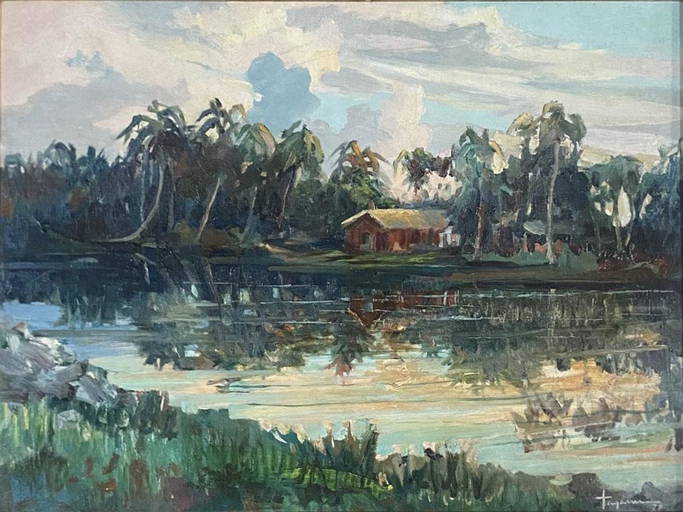 Hiroshi Tagami (hawaii) Acrylic Landscape V$10,000