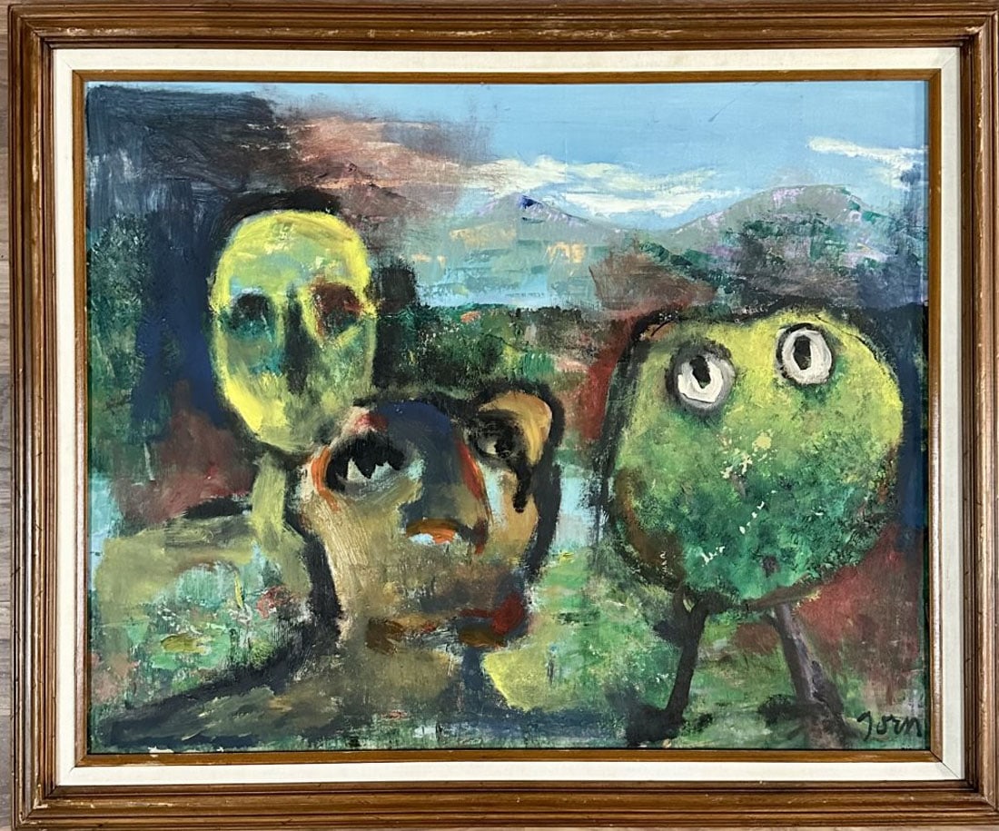 Asger Jorn (1914-1973) Oil On Canvas Auction