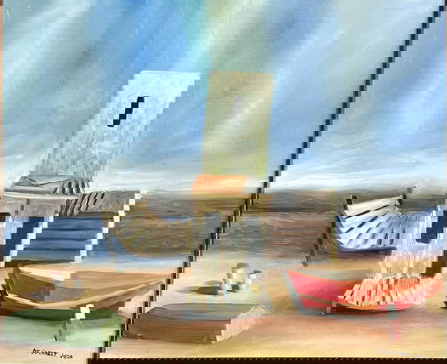 Deforrest Judd Oil On Board