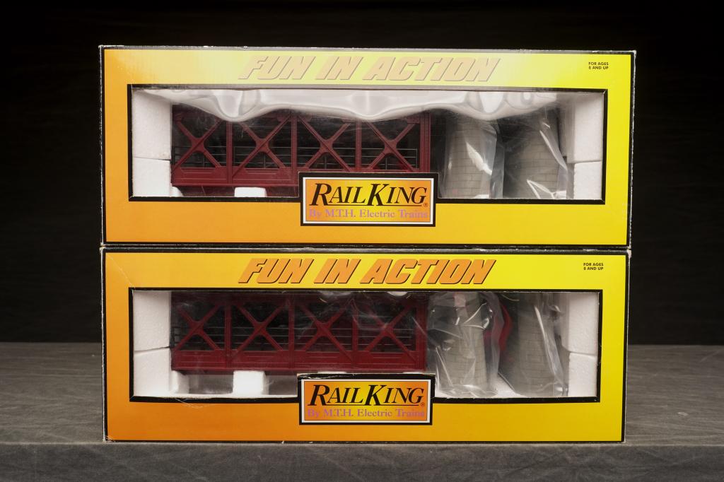 Pair of Rail King MTH 2 Track Girder Bridges. - Dec 12, 2019 ...