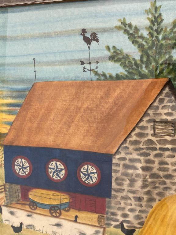 Large Bill Rank folk art painting. - Sep 27, 2020 | Kleinfelter's ...