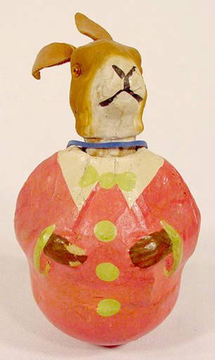 Composition Roly Poly Candy Container Nr