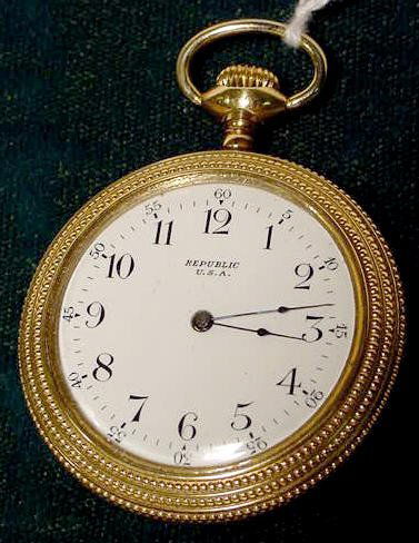2253: Republic Pocket Watch 10s NR