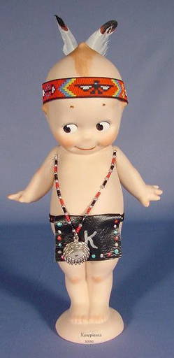 1373: Kewpiesta 2000 Kewpie Indian Figurine NR - Apr 13, 2007 | Tom ...