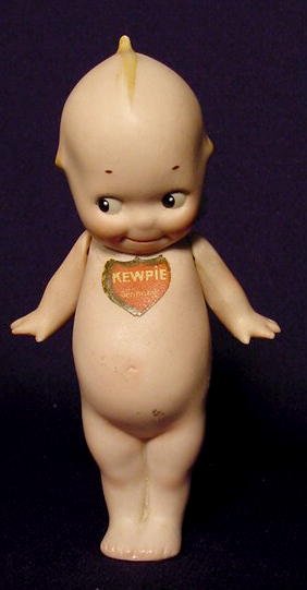 1518: Kewpie Germany Bisque Jointed Kewpie Doll NR