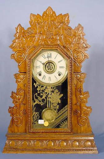 Gilbert Pressed Concord # 3 Oak Kitchen Clock Nr