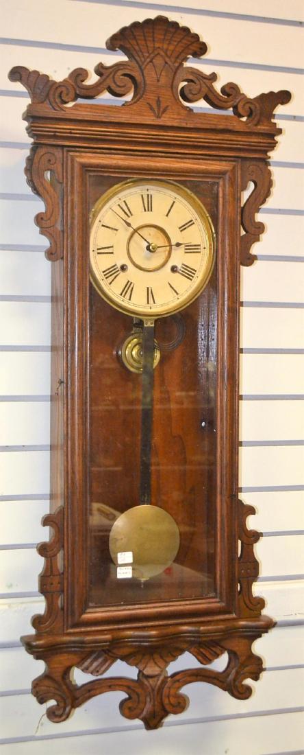 Ansonia, Regulator A, Oak Cased Wall Clock - Sep 29, 2013 | Schwenke ...