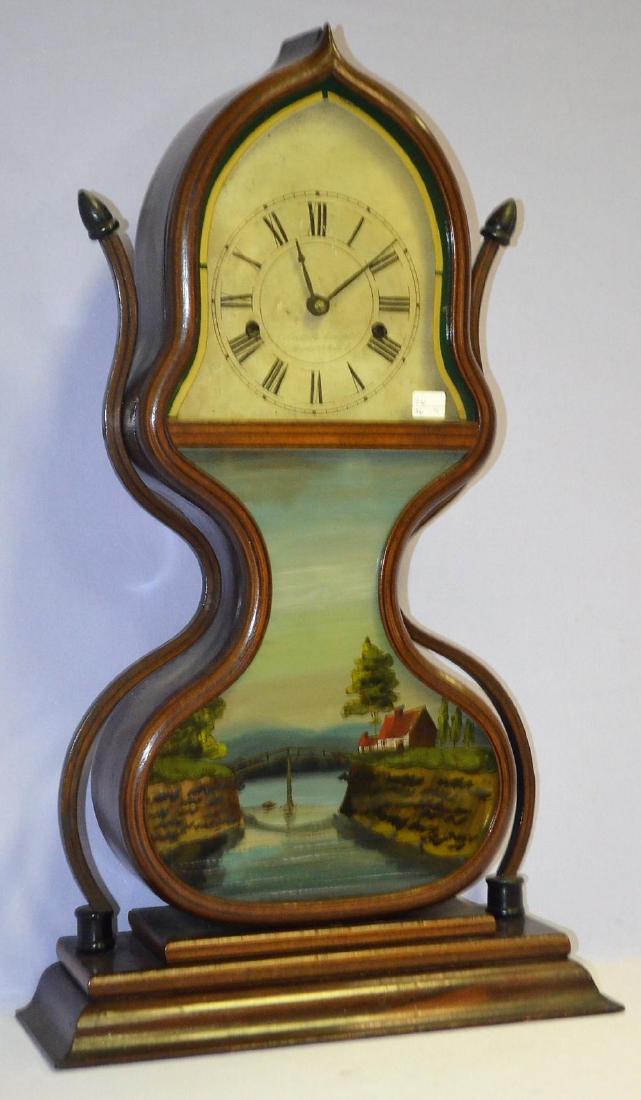 Forestville MFG. Co. Spring Driven Acorn Shelf Clock: