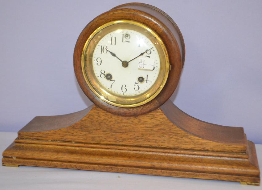 Ansonia Oak “Troy” Cabinet Clock Price Guide