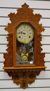Antique Gilbert Kitchen Clock