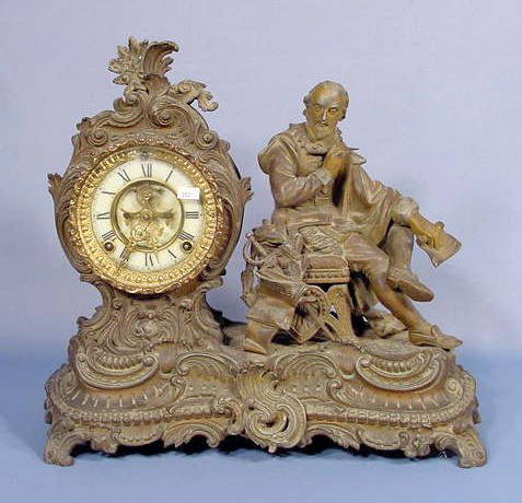 Ansonia Shakespeare Figural Clock NR - Oct 06, 2007 | Tom Harris ...