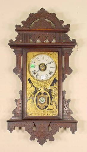 E. N. Welch Eclipse Hanging Kitchen Clock Nr