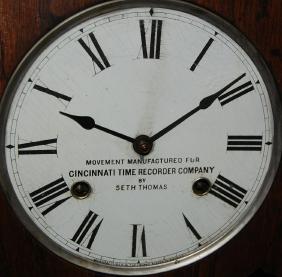 Seth Thomas Cincinnati Time Recorder Clock Price Guide