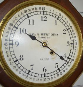Seth Thomas Santa Fe RR Clock Price Guide