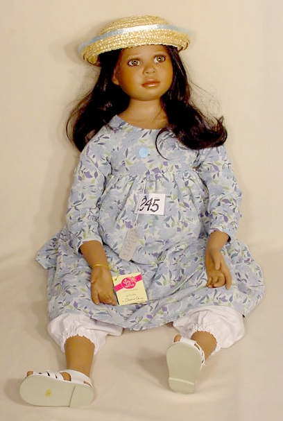 245: Elite Dolls "Aisha" Doll by Christine Orange NR