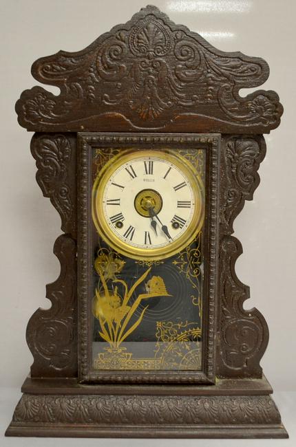 E. N. Welch Carved Kitchen Clock W/Alarm Price Guide