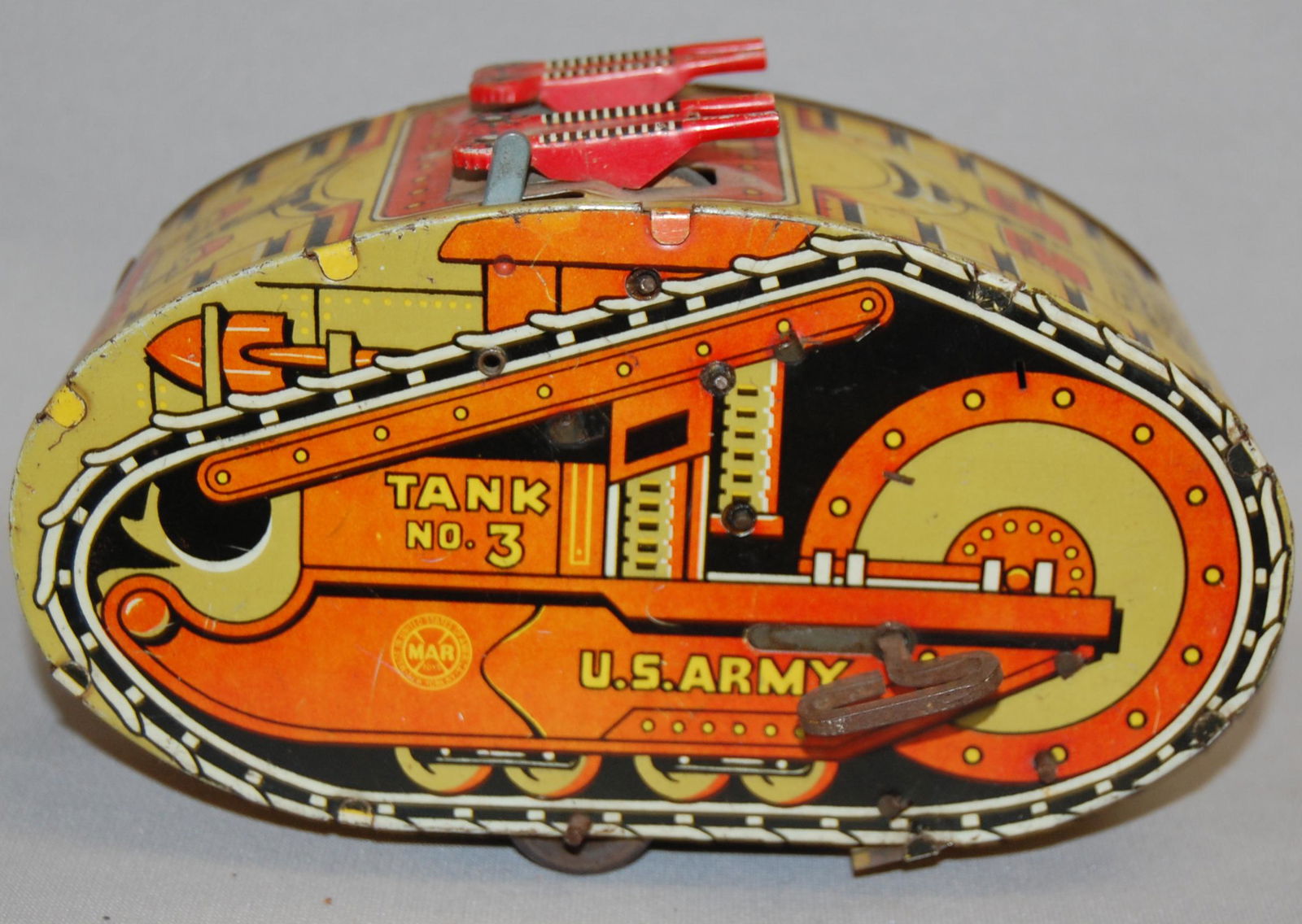 Louis Marx Tin Toy Wind Up Army Tank No.3: Has Machine - Dec 14, 2019 ...