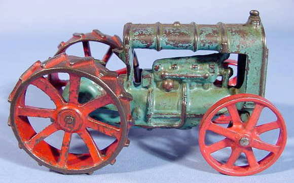 Arcade Cast Iron Fordson Tractor W/original Paint