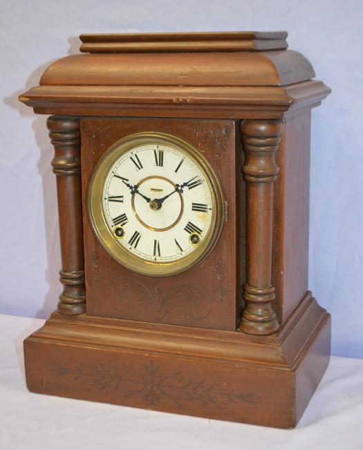 Gilbert “Jet” Kitchen Clock. T&S, unsigned paper dial, Price Guide