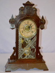 Antique Gilbert Kitchen Clock