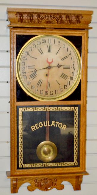 Ingraham Calendar Wall Regulator Clock Price Guide