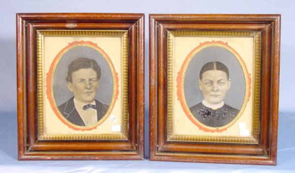 2 Mid To Late 19th Century Electrograph Portraits