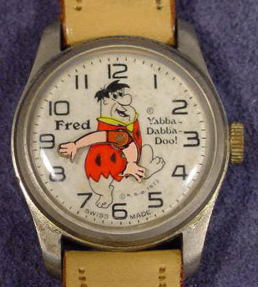 1972 Fred Flintstone Wrist Watch