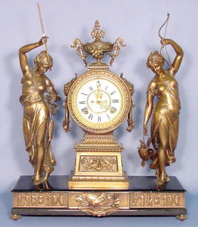 Ansonia Fisher & Hunter Double Statue Clock - Oct 04, 2008 | Tom Harris ...