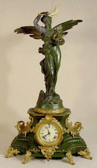 Ansonia Undine & Gloria Statue Clock
