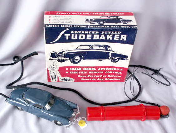 539: Studebaker Electric Remote Control Car 1950 NR