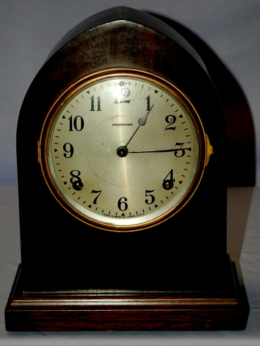 Antique Ingraham "courcy" Cabinet Clock
