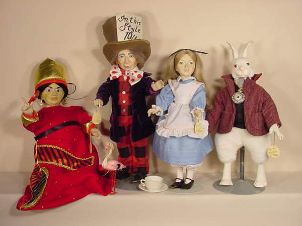 1420A: 4 Dakin Dolls by Faith Wick Alice in Wonderland - Feb 05, 2005 ...