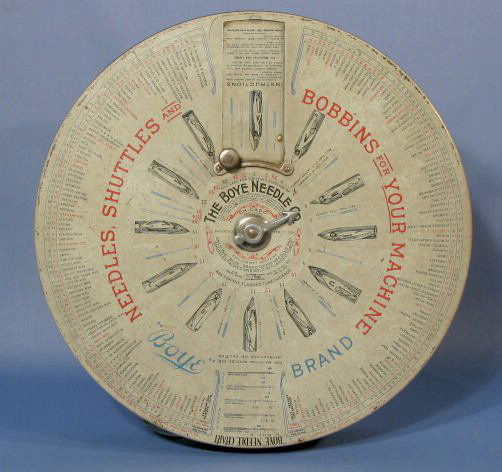 182: Tin Litho "Boye" Brand Needles Dispenser