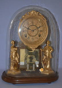 Antique Ansonia Crystal Palace Mantle Clock