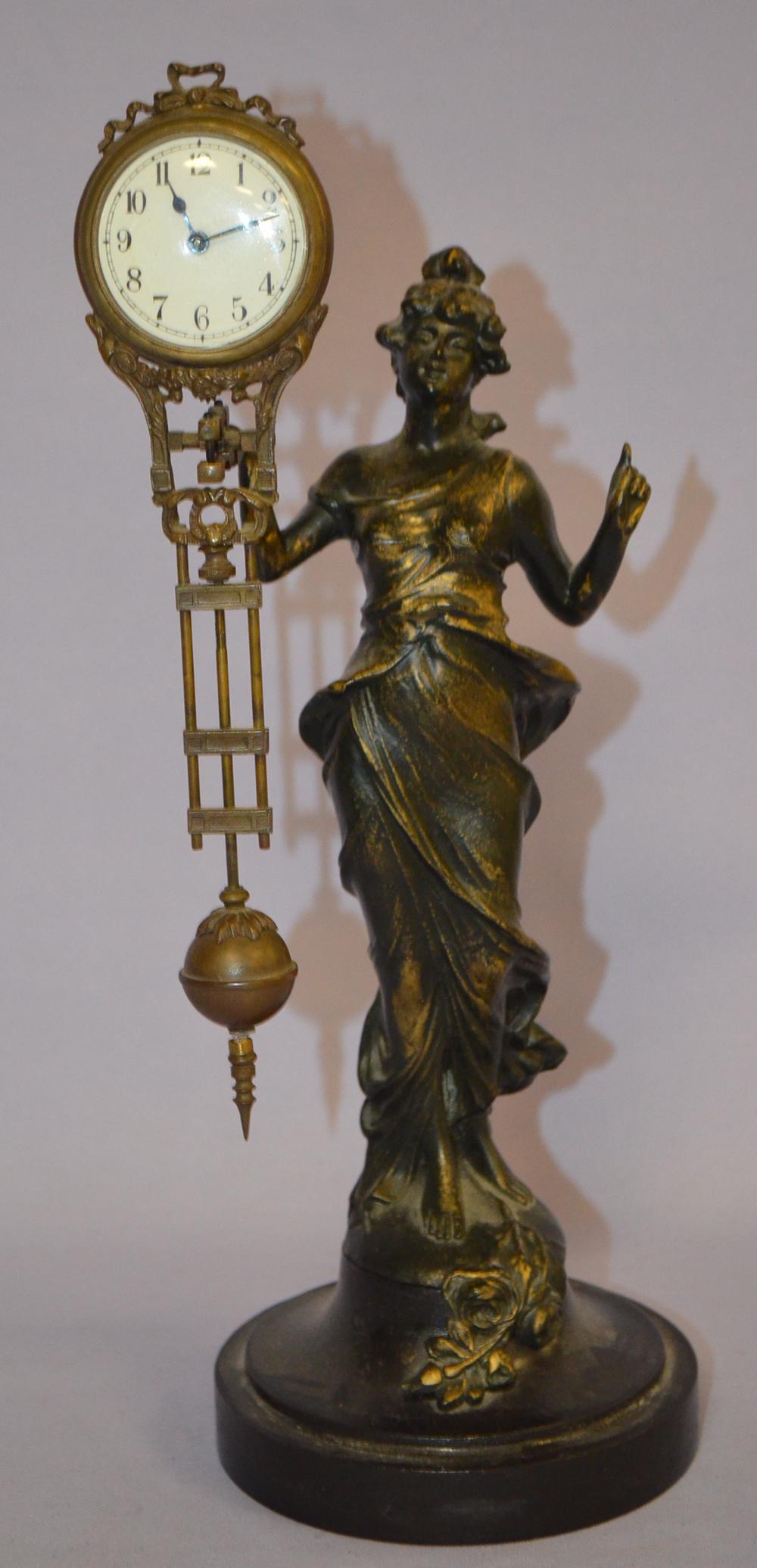 Antique Junghans Diana Swinger Clock