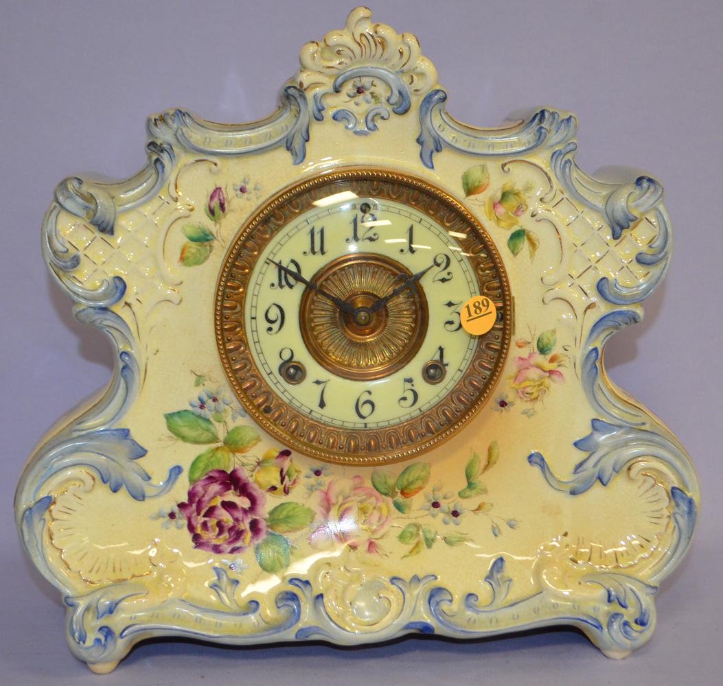 Ansonia Dresden Extra porcelain Clock Price Guide