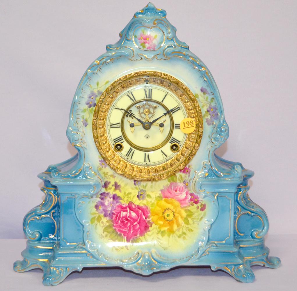 Ansonia (La Chartres) Porcelain Mantle Clock Price Guide