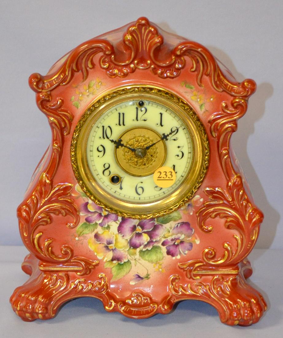Waterbury Parlor #95 porcelain Mantle Clock Price Guide