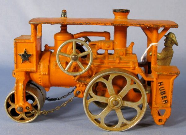 115: Hubley Huber Road Roller Cast Iron Toy