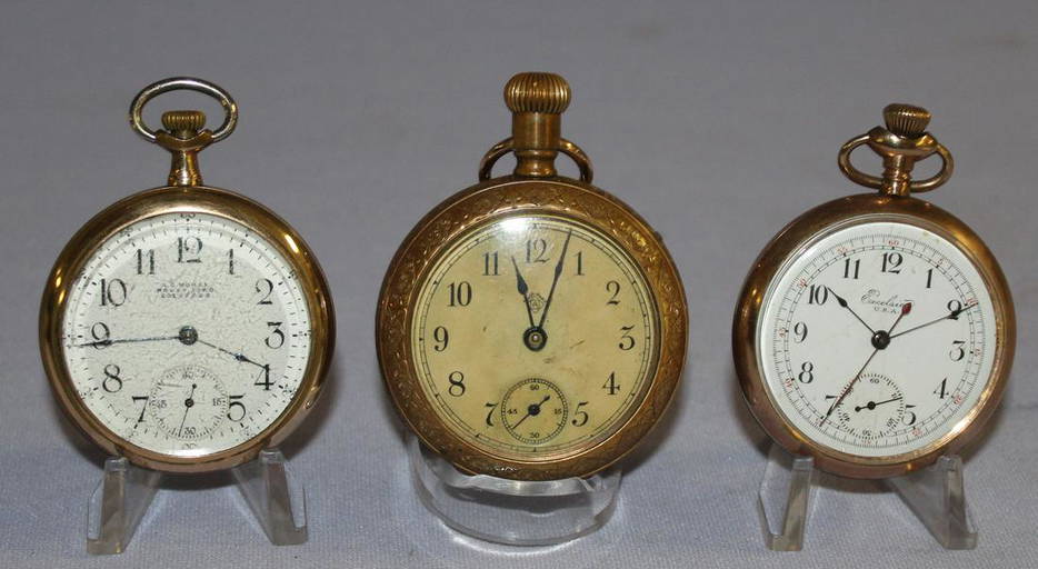 3 Pocket Watches Ansonia, Ecelsion & No Name - Dec 04, 2020 | Tom ...