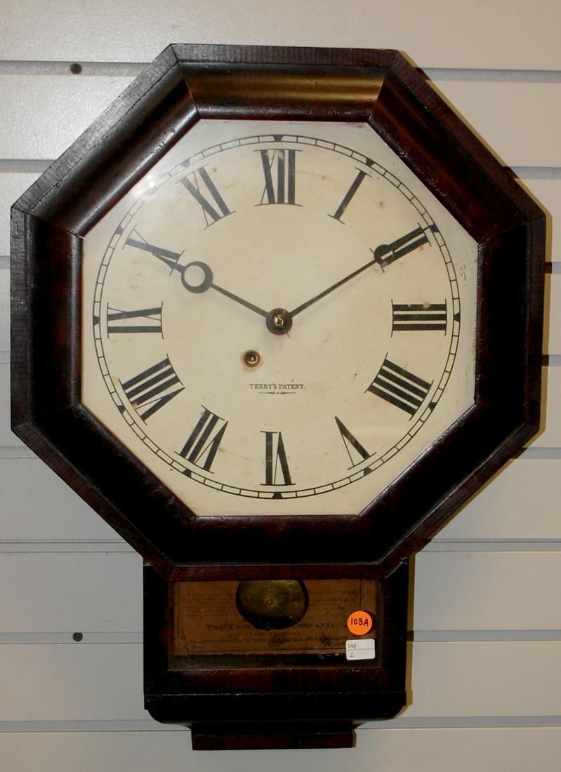 Terry’s Clock Co. Octagon Wall Clock Price Guide