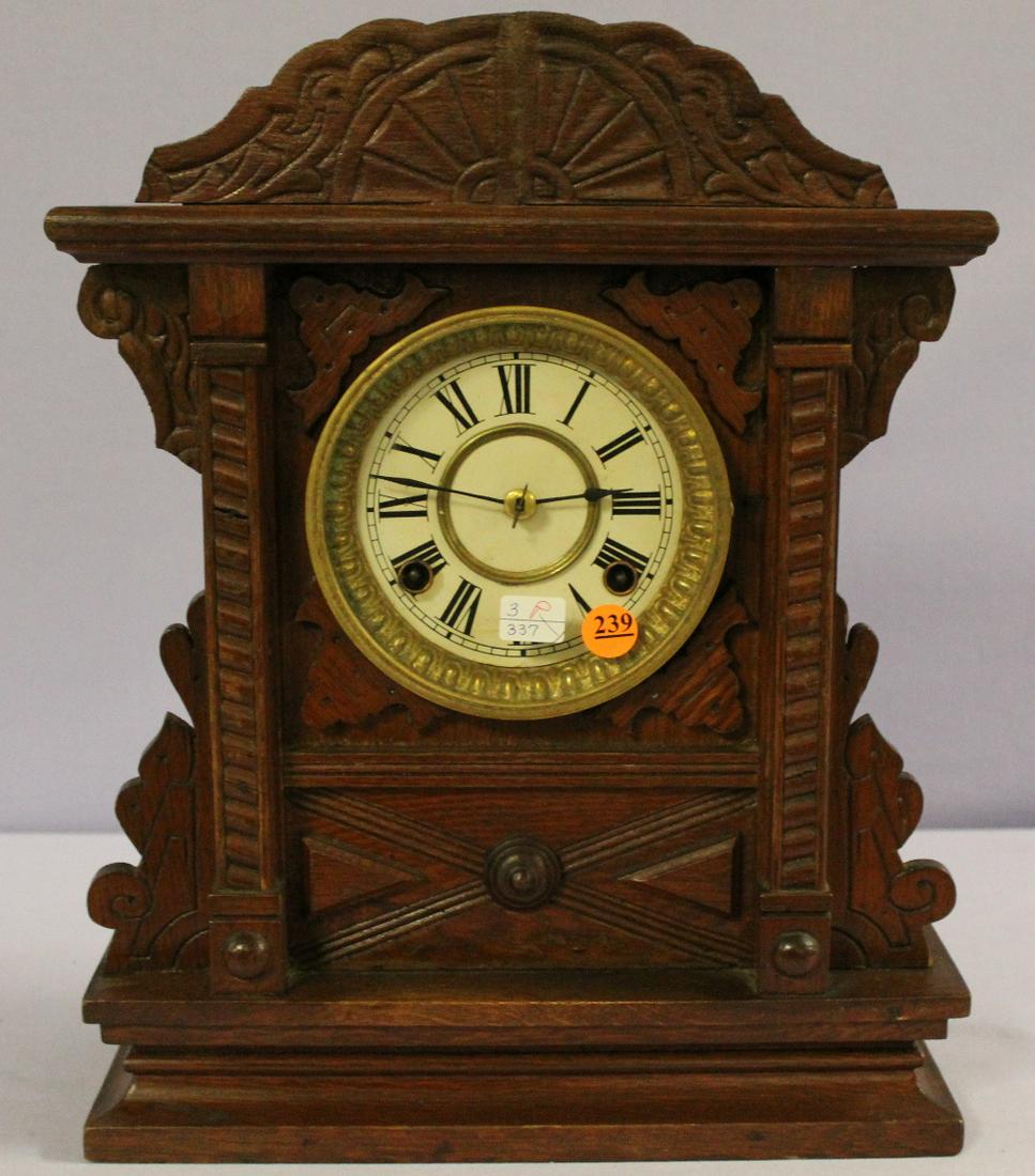 Waterbury Oak Cabinet Clock Price Guide