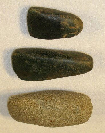 78: Native American: 3 Stone Celts