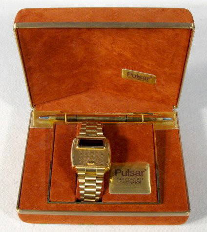 Pulsar Time Computer Calculator Wrist Watch