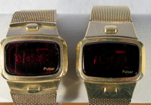 190: 2 Pulsar Time Computer Digital Wrist Watches